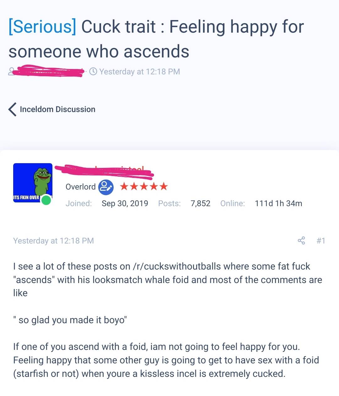 Disgusting cult | Scrolller