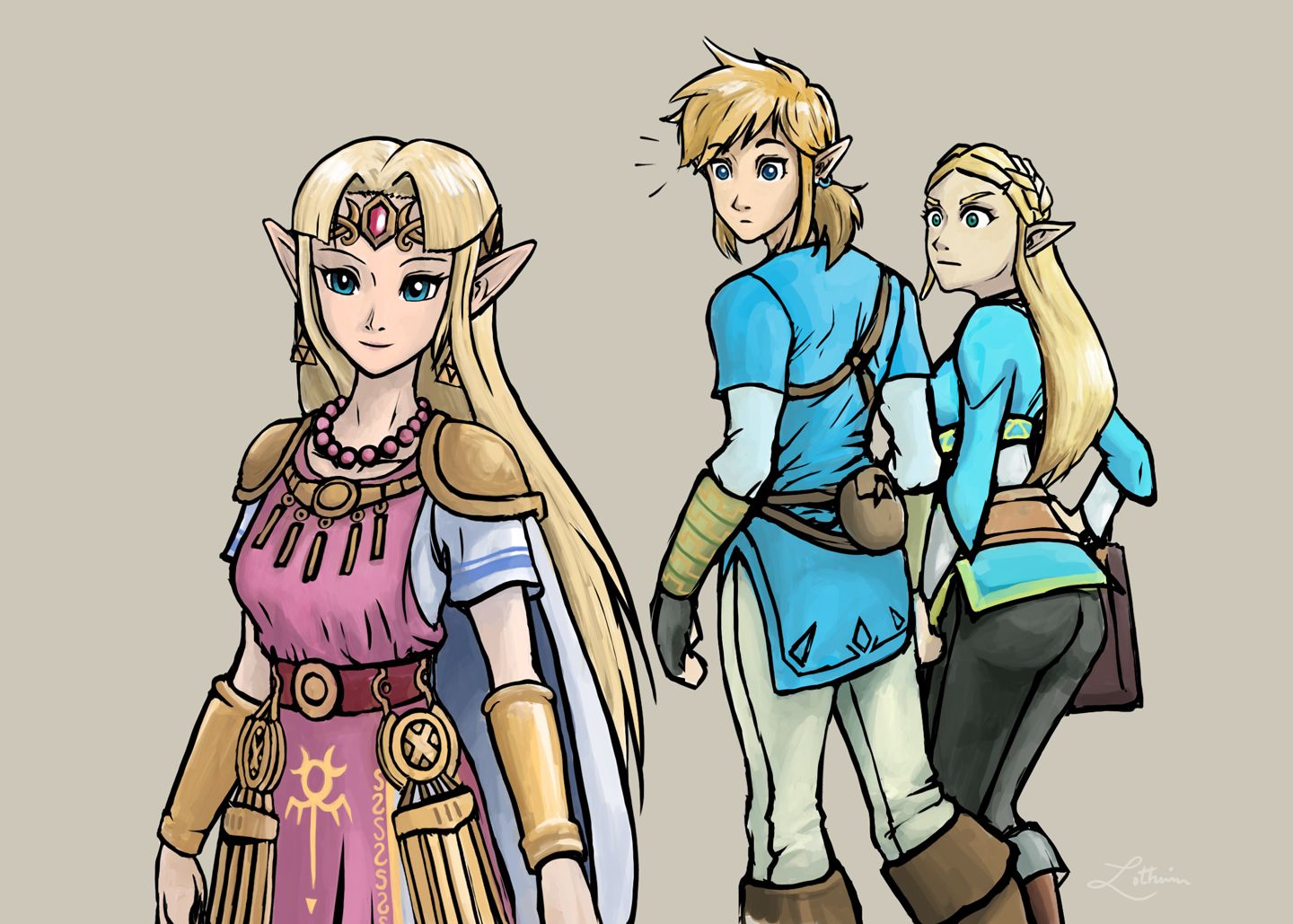 Distracted Boyfriend [Fanart, tLoZ] | Scrolller