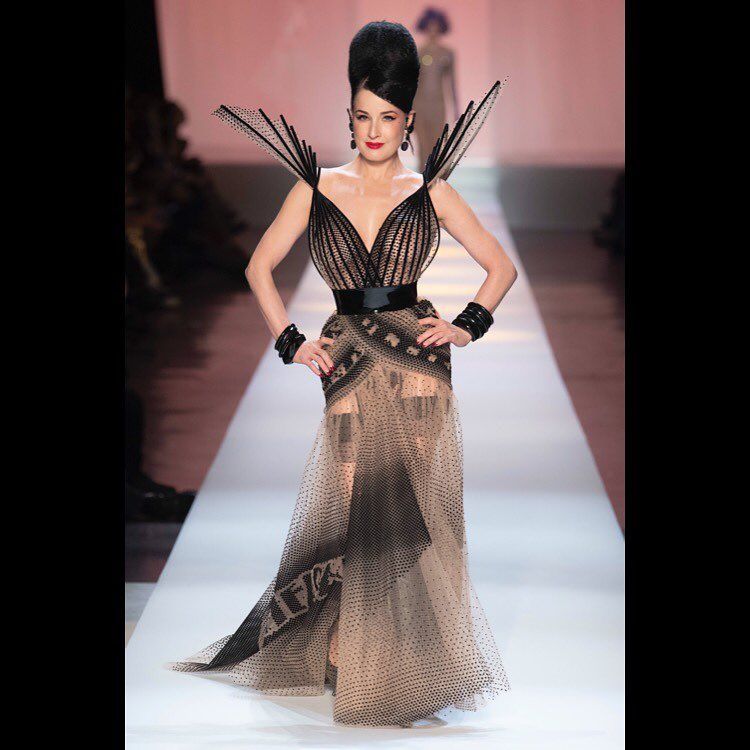Dita von Teese on the Runway | Scrolller
