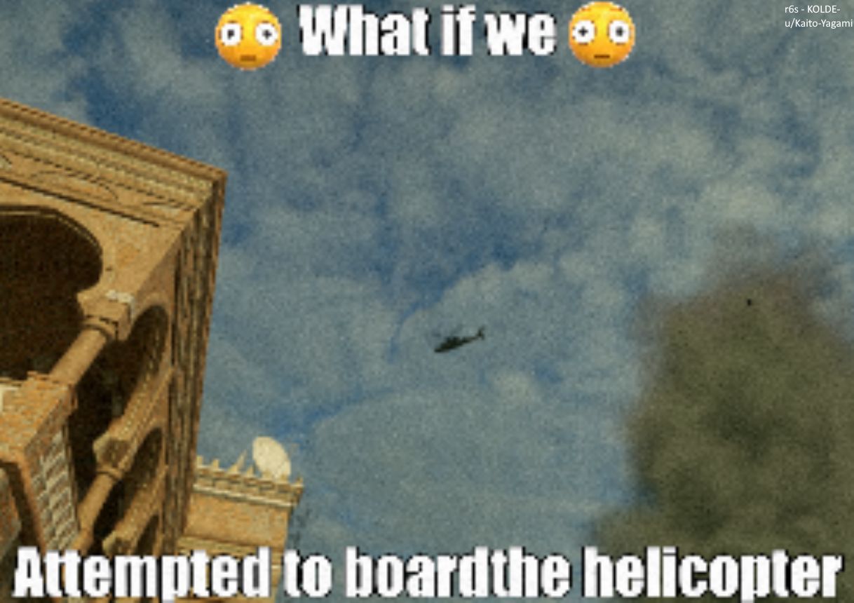 Do Not Attempt To Board The Helicopter | Scrolller