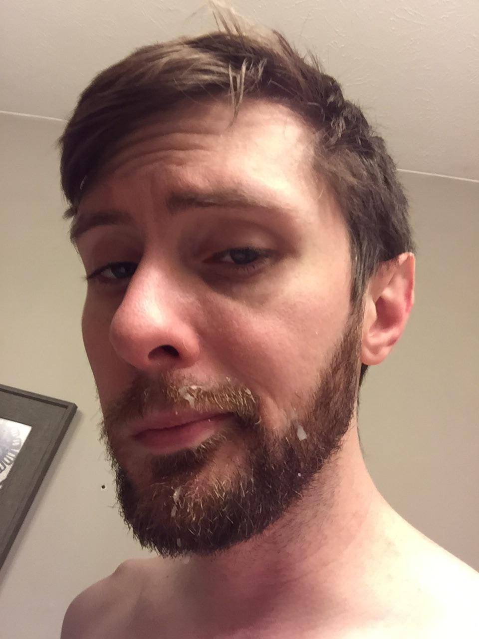 Does self facial count? Shot up to my beard this morning. | Scrolller
