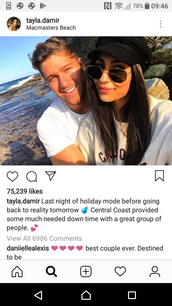 Dom and Tayla are now a couple | Scrolller