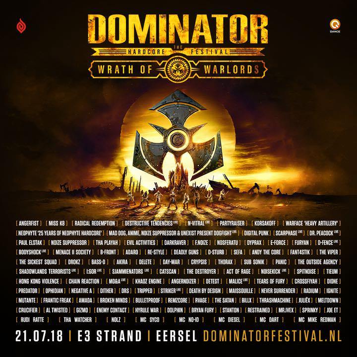 Dominator line-up 2018 | Scrolller