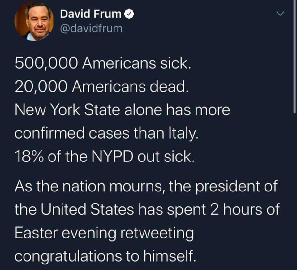 Donald Trump doesn't care about the deaths of American citizens. | Scrolller