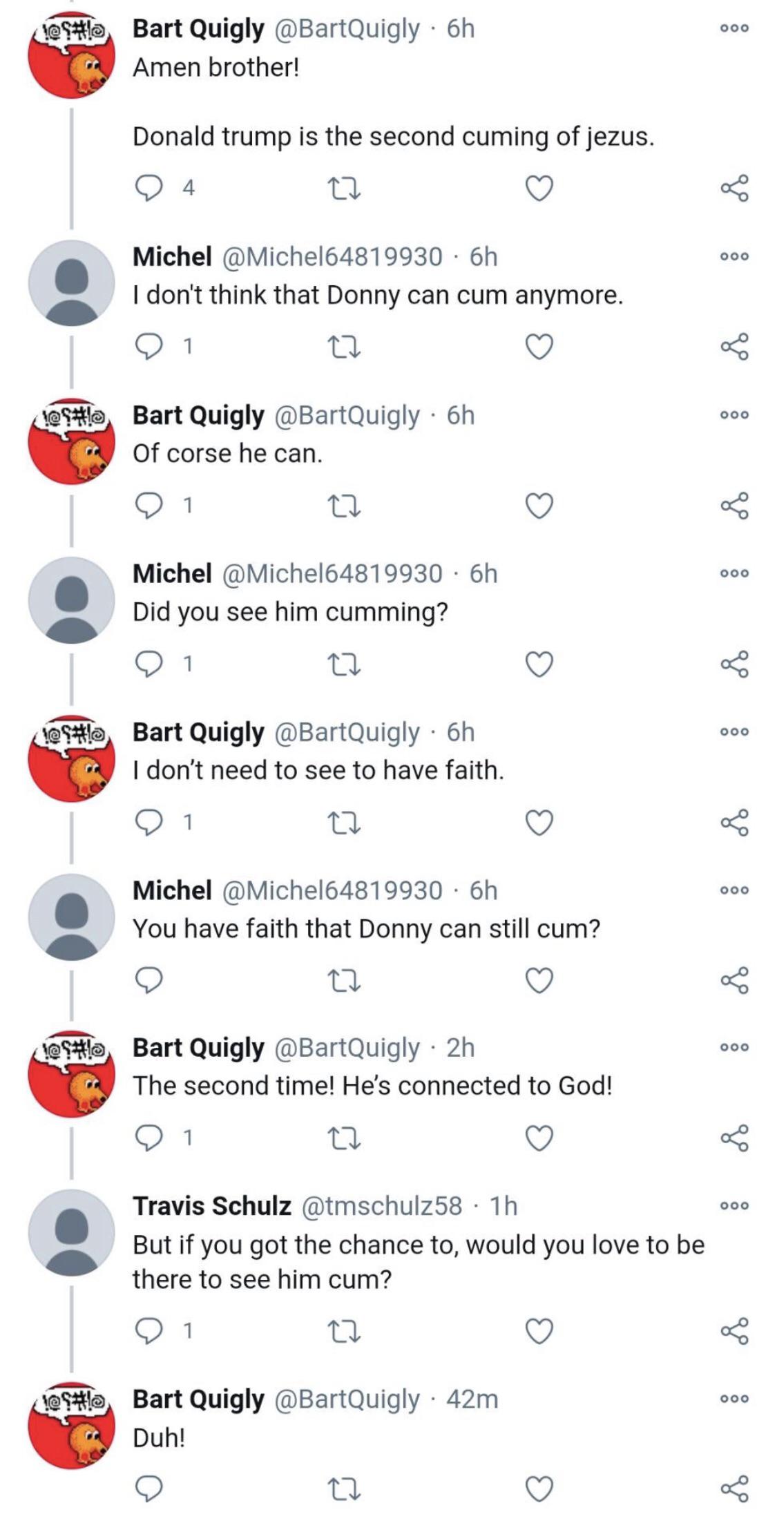 Donny is cumming! We must see! | Scrolller