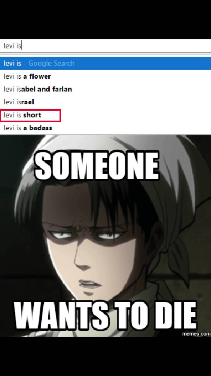 Dont call levi short | Scrolller