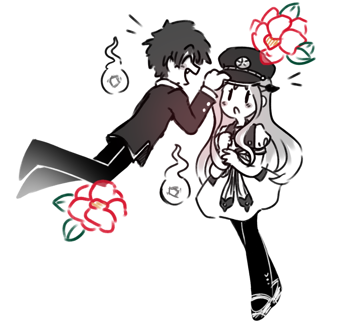 Doodled Hanako and Nene | Scrolller