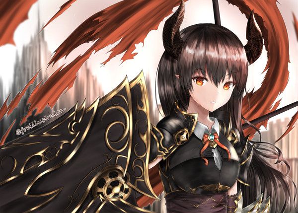 Dork Dragoon and her giant spear | Scrolller