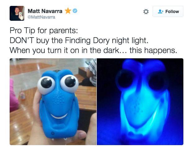 This Finding Dory night light is perfect for kids! | Scrolller