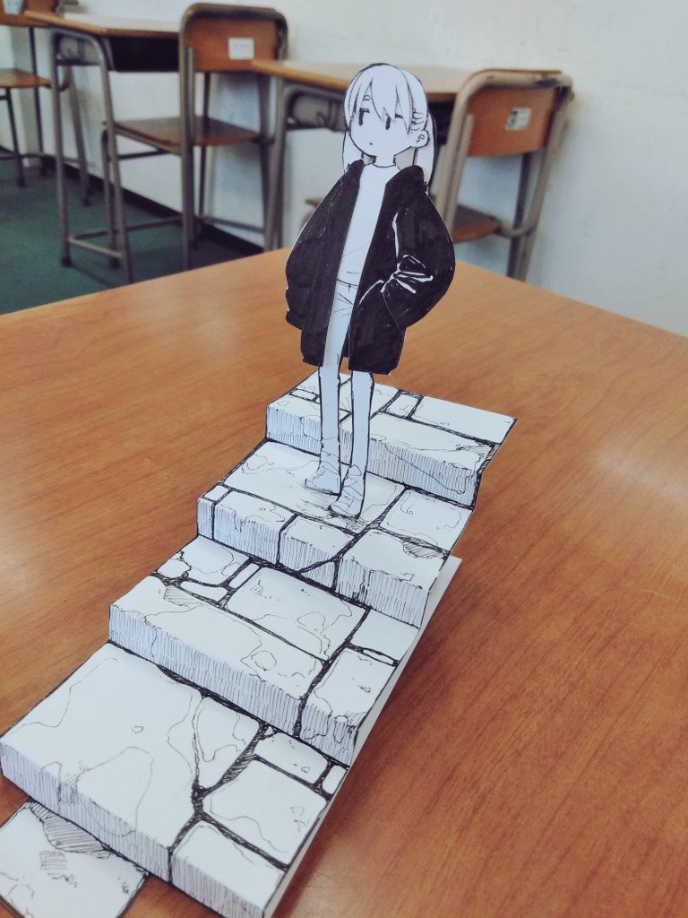 Down the stairs [ | Scrolller