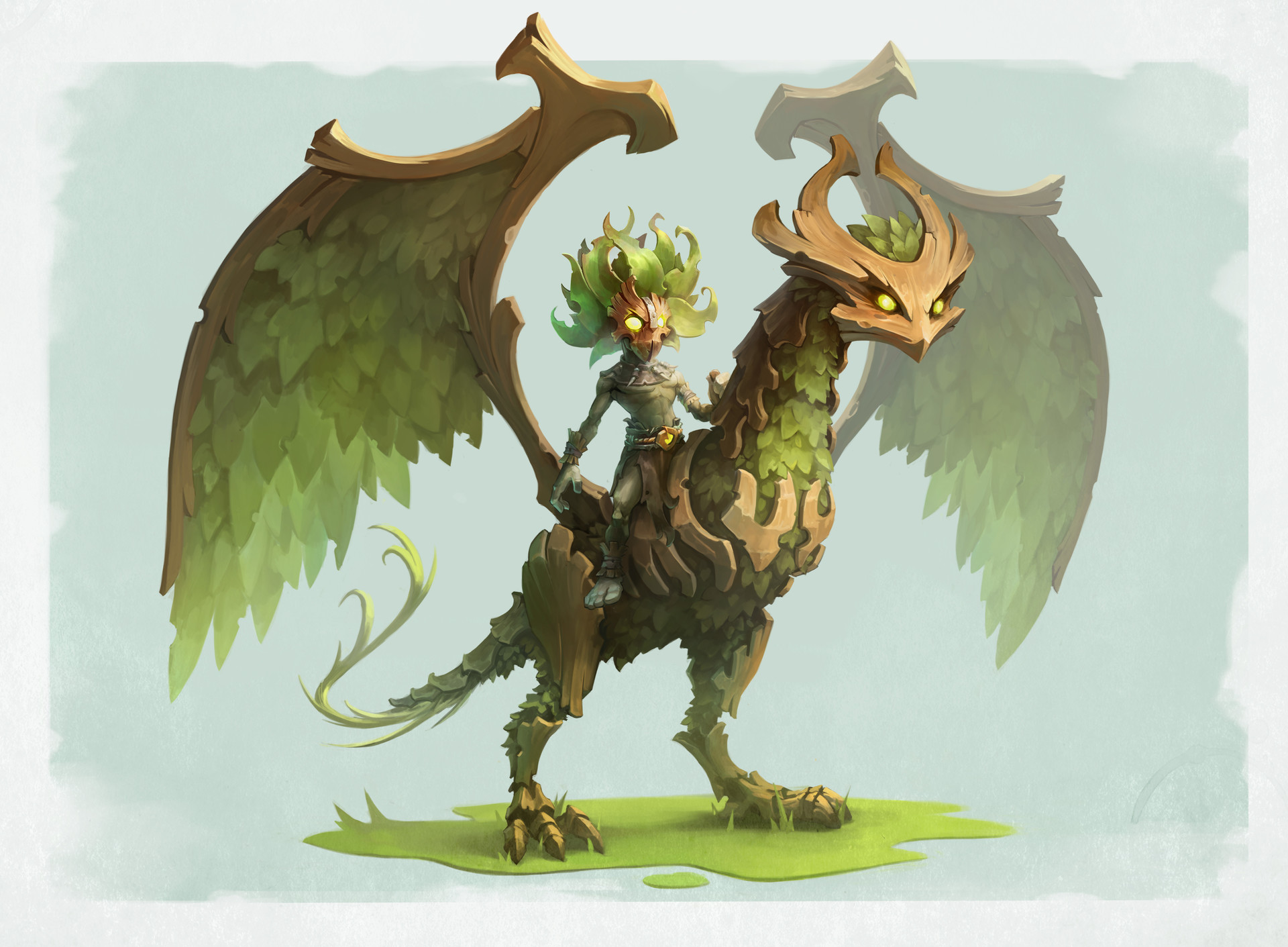 Dragon rider character design. Done for CDCallange on Facebook. | Scrolller