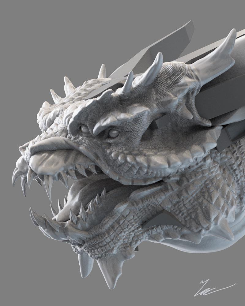 Dragon WIP @IsaacOlander | Scrolller