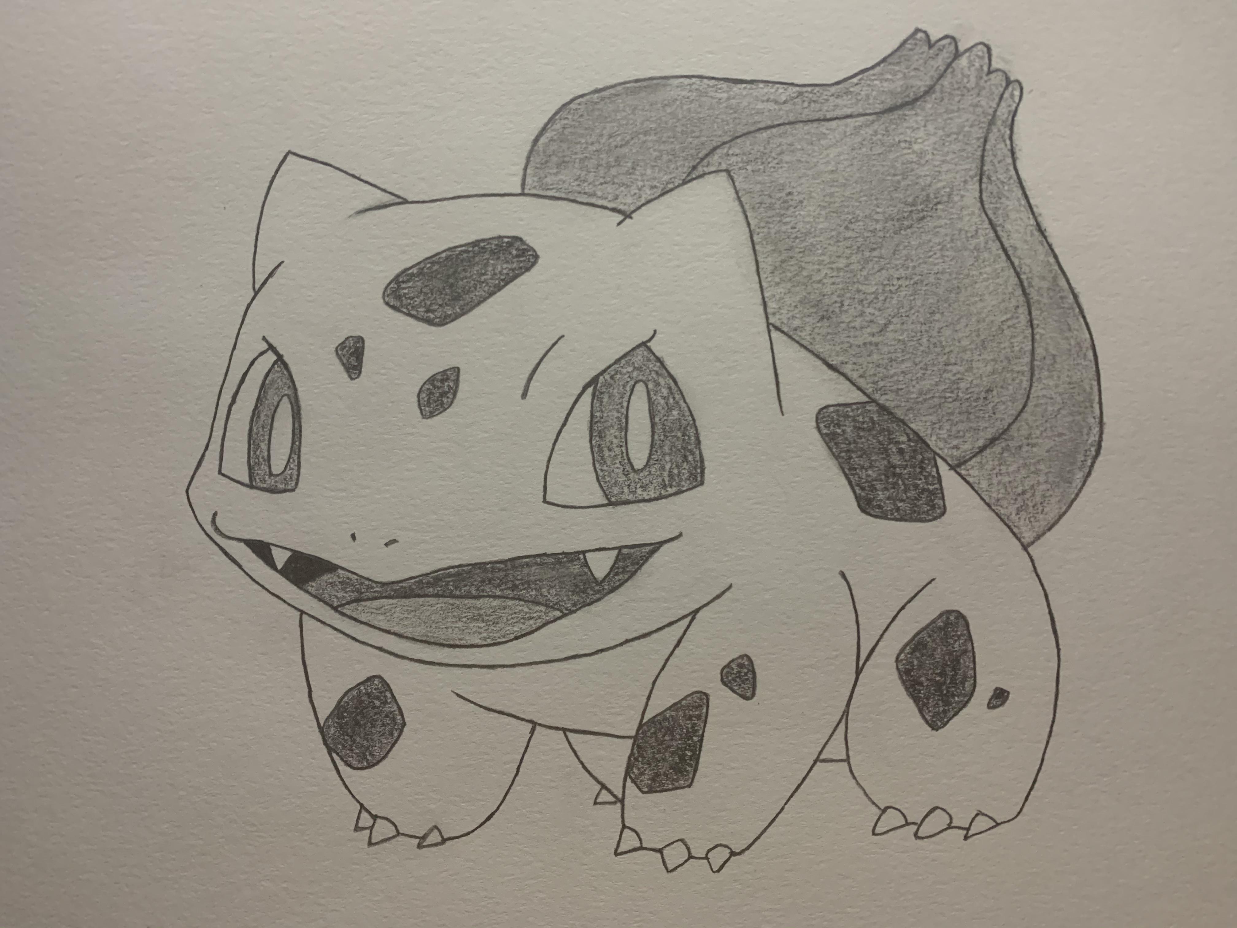 Drawing all original 151 Pokémon daily. Day 01 | Bulbasaur | Scrolller