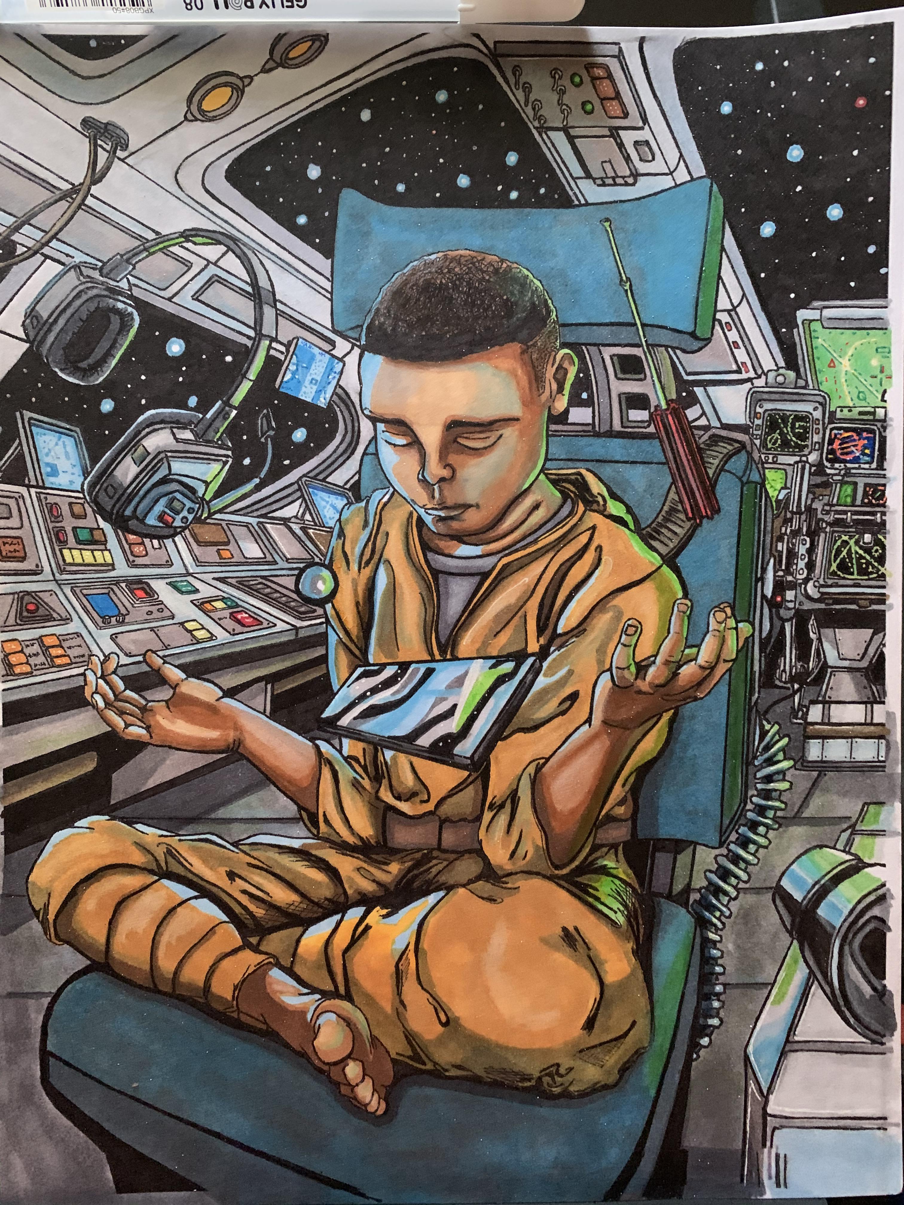 Drawing of a force sensitive child | Scrolller