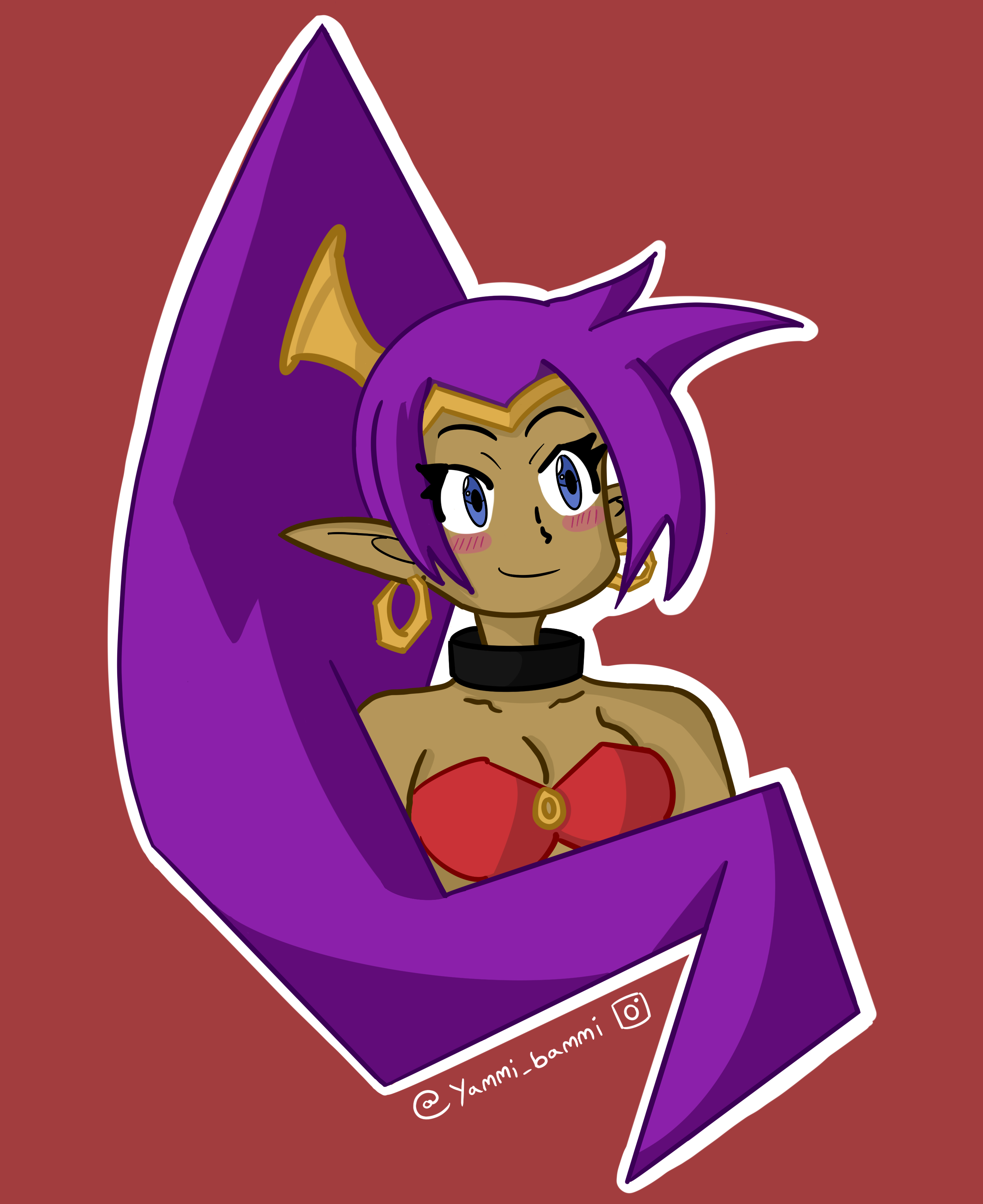 Drawing Practice - Shantae (OC) | Scrolller