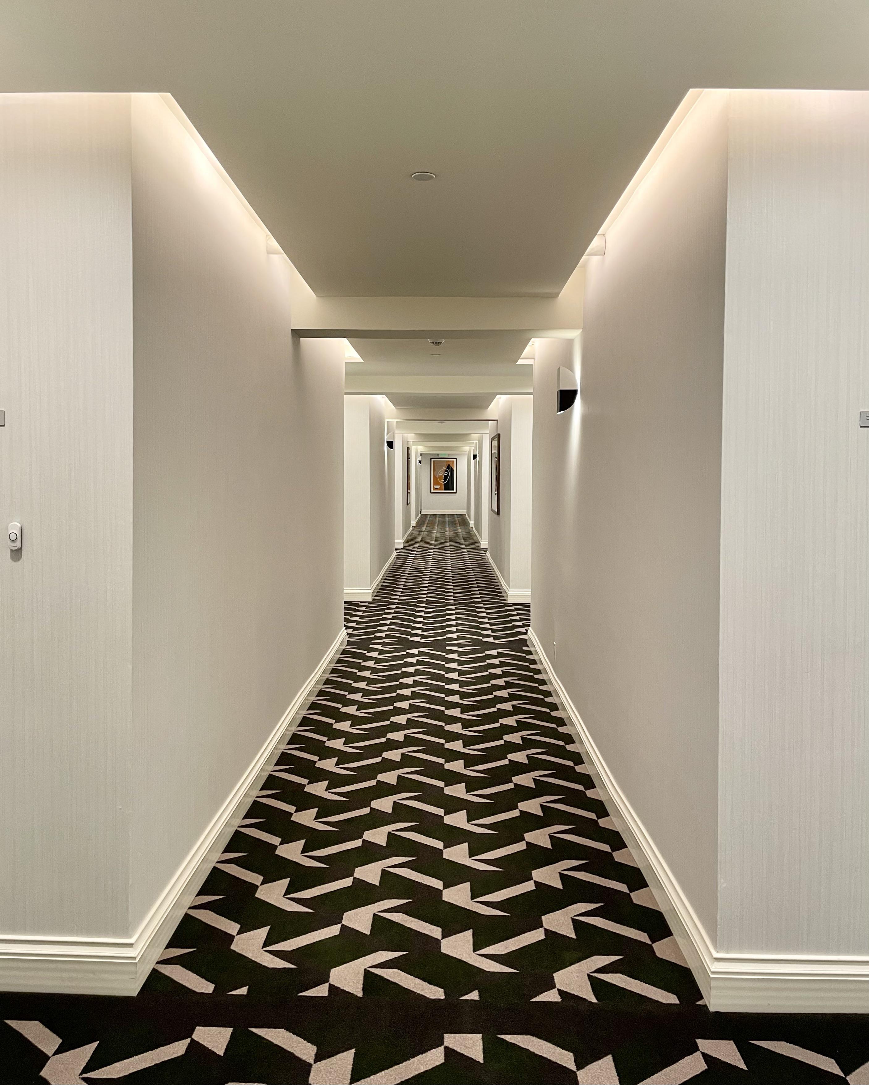 Dreamy hotel corridor. | Scrolller