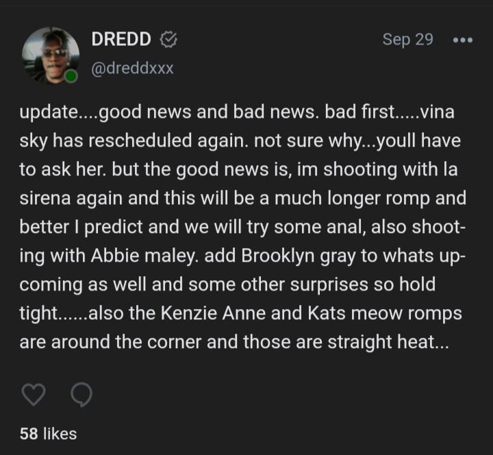 Dredd might do another round with lasirena 69 | Scrolller