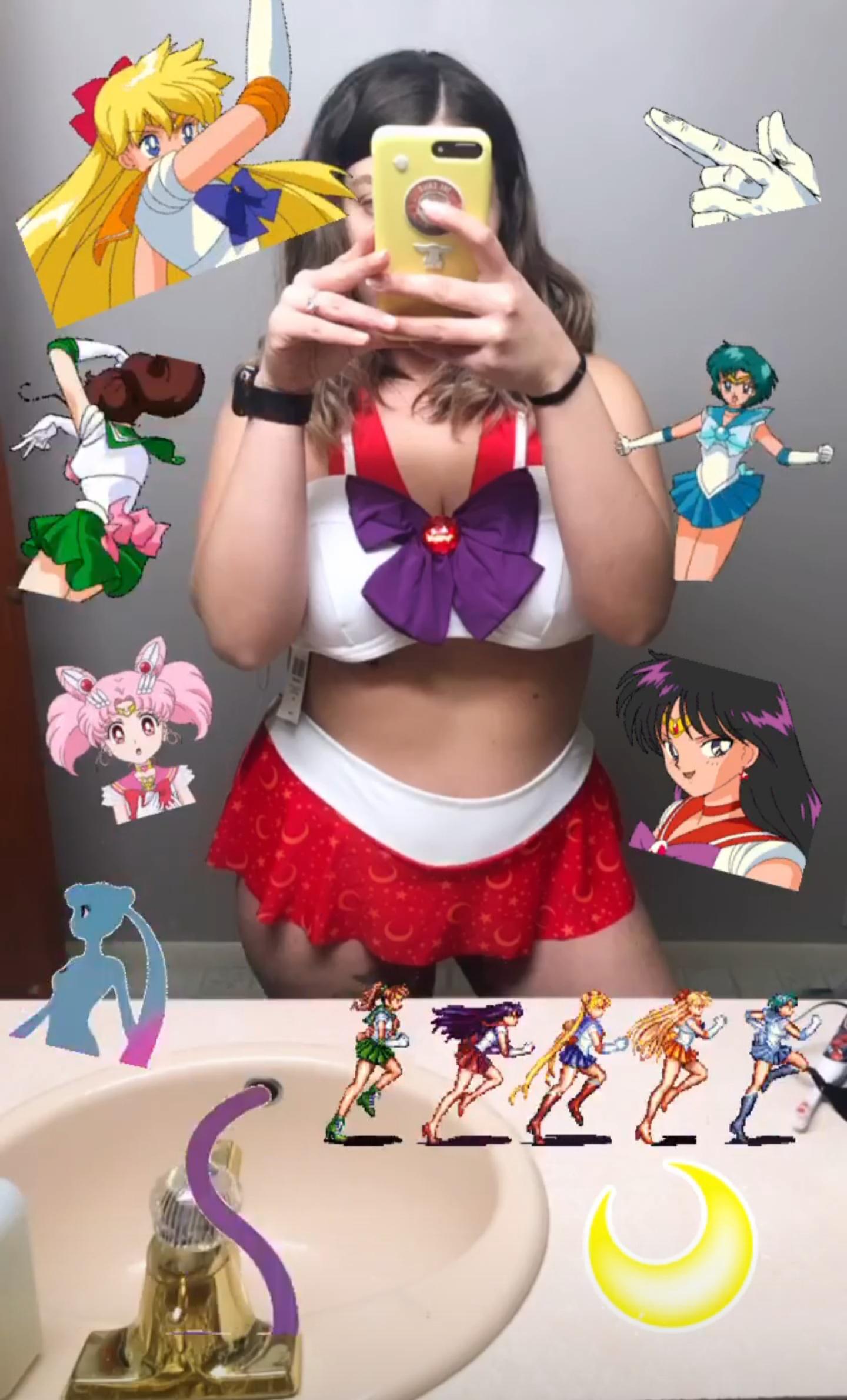Dressed as Sailor Moon | Scrolller