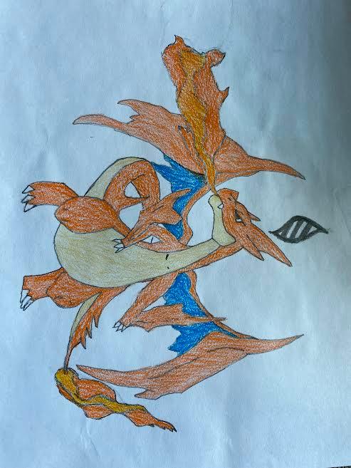 Drew a Mega Charizard Y! | Scrolller