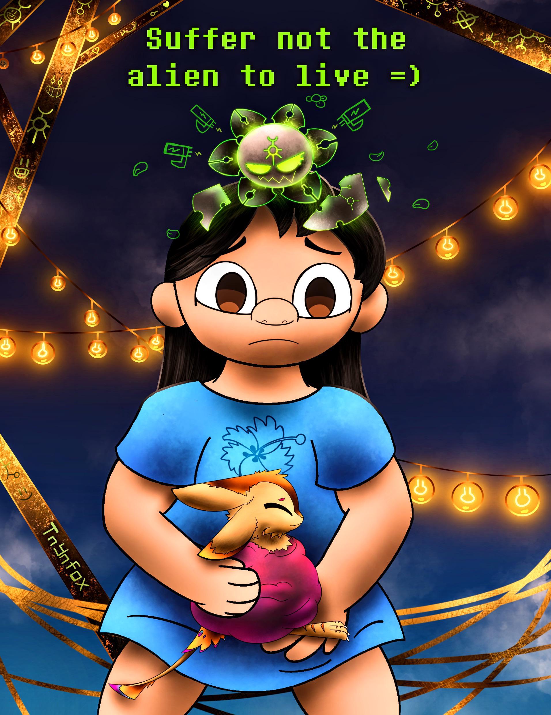 Lilo with Avali and Necron Flowey | Scrolller