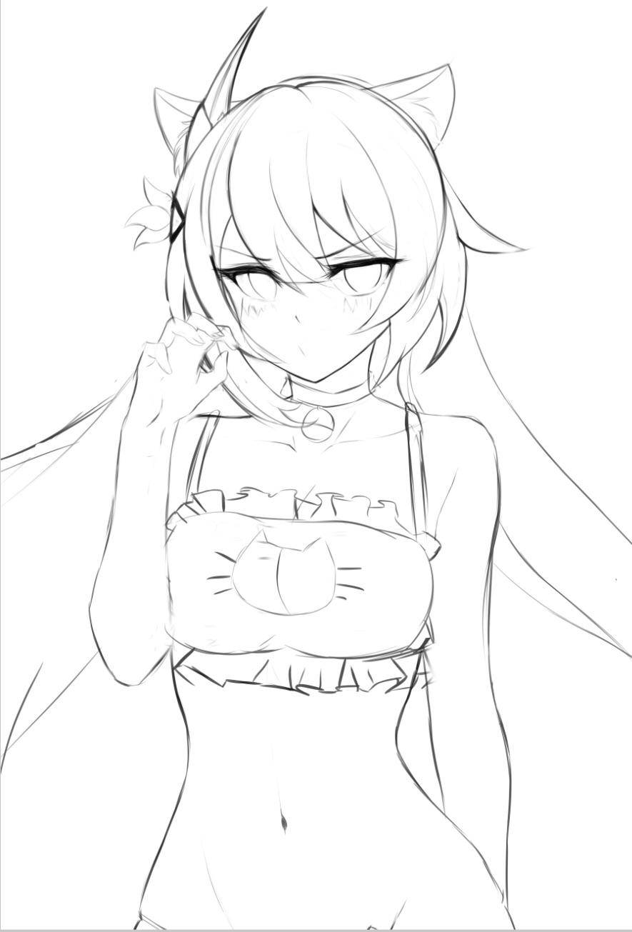 Drew my waifu | Scrolller