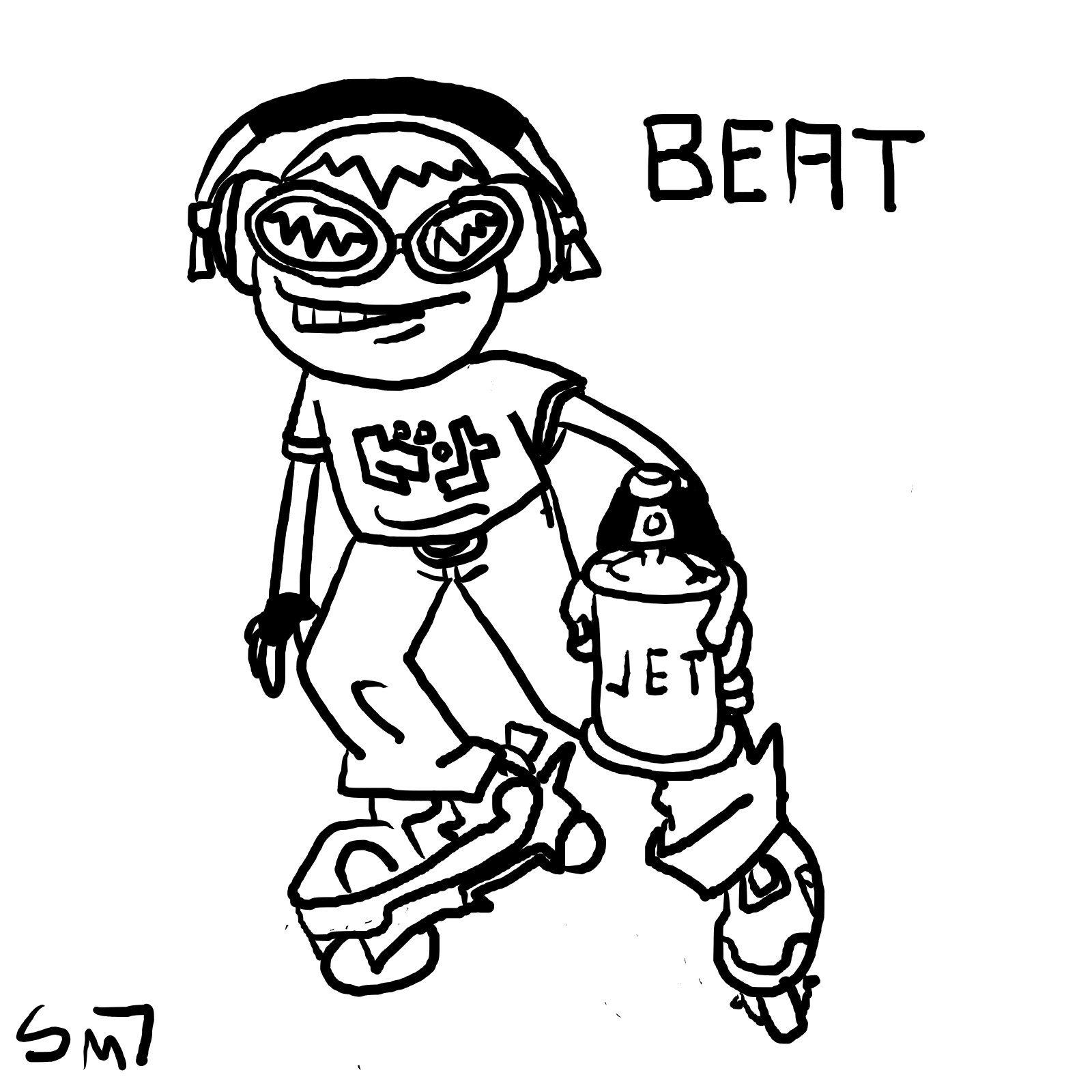 Drew the funky Beat | Scrolller