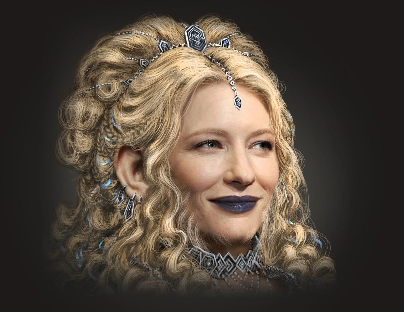 During the making of 'The Hobbit' Cate Blanchett became fascinated with ...