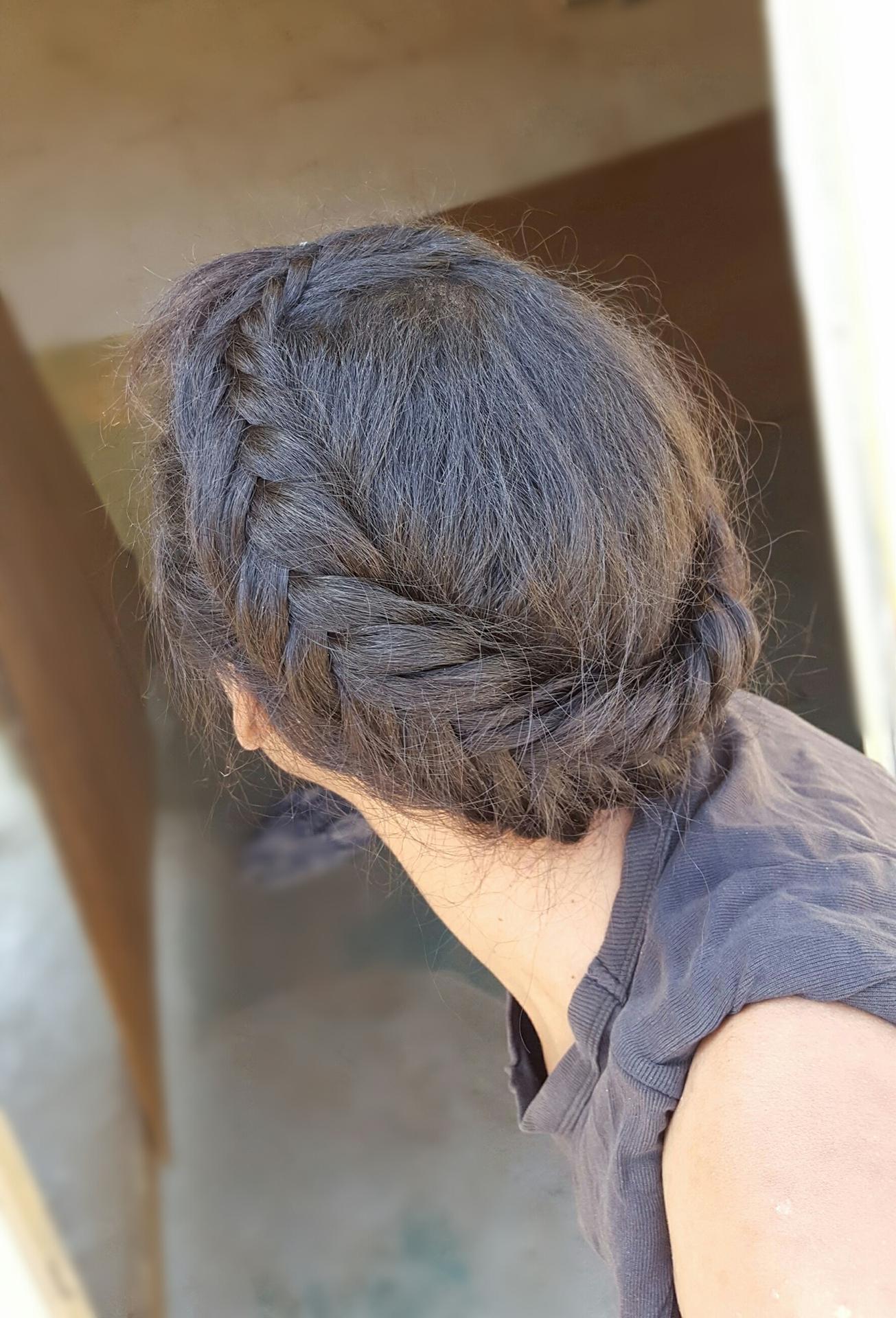 dutch fishtail crown braid | Scrolller