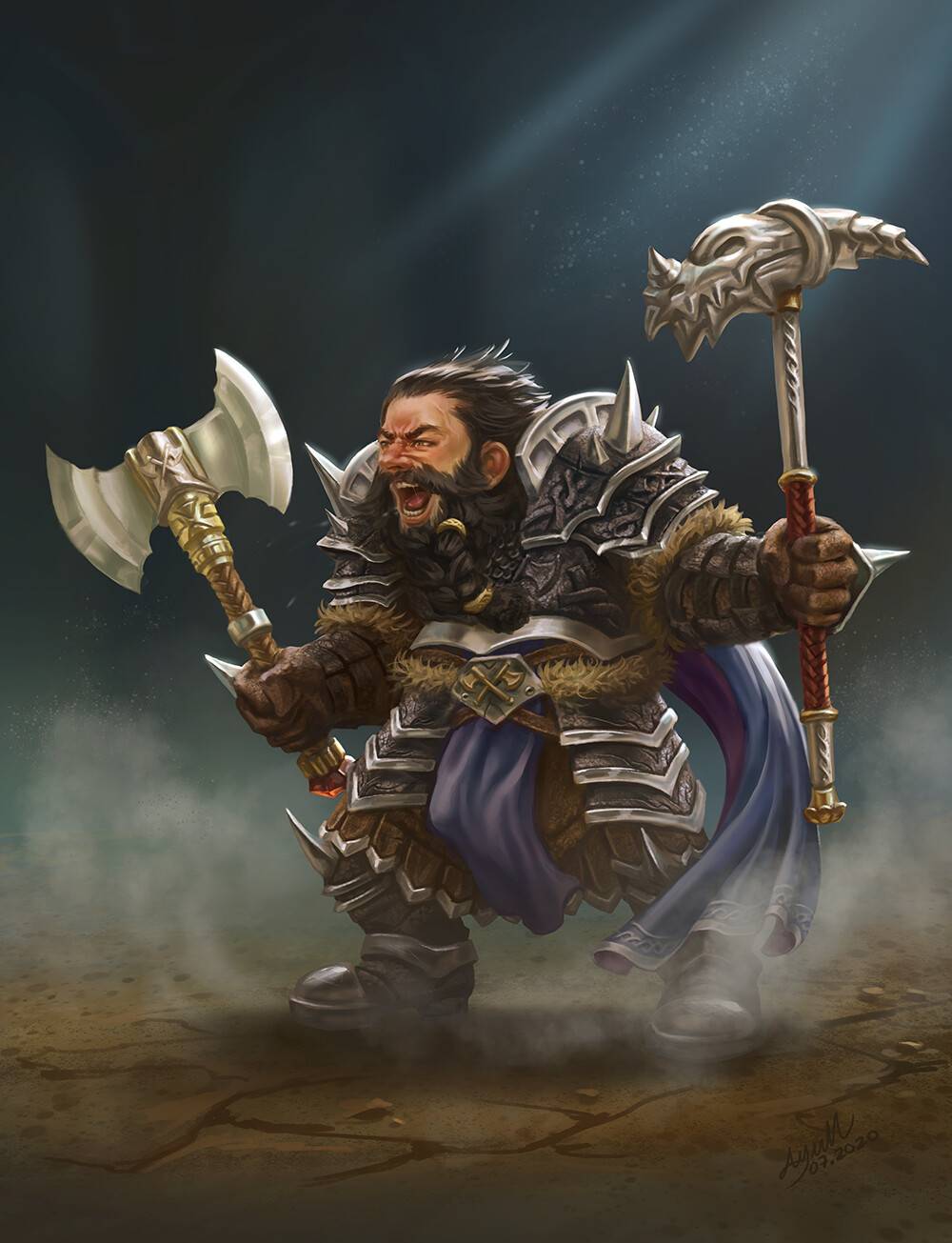 Dwarf Rage by Ayu Marques | Scrolller