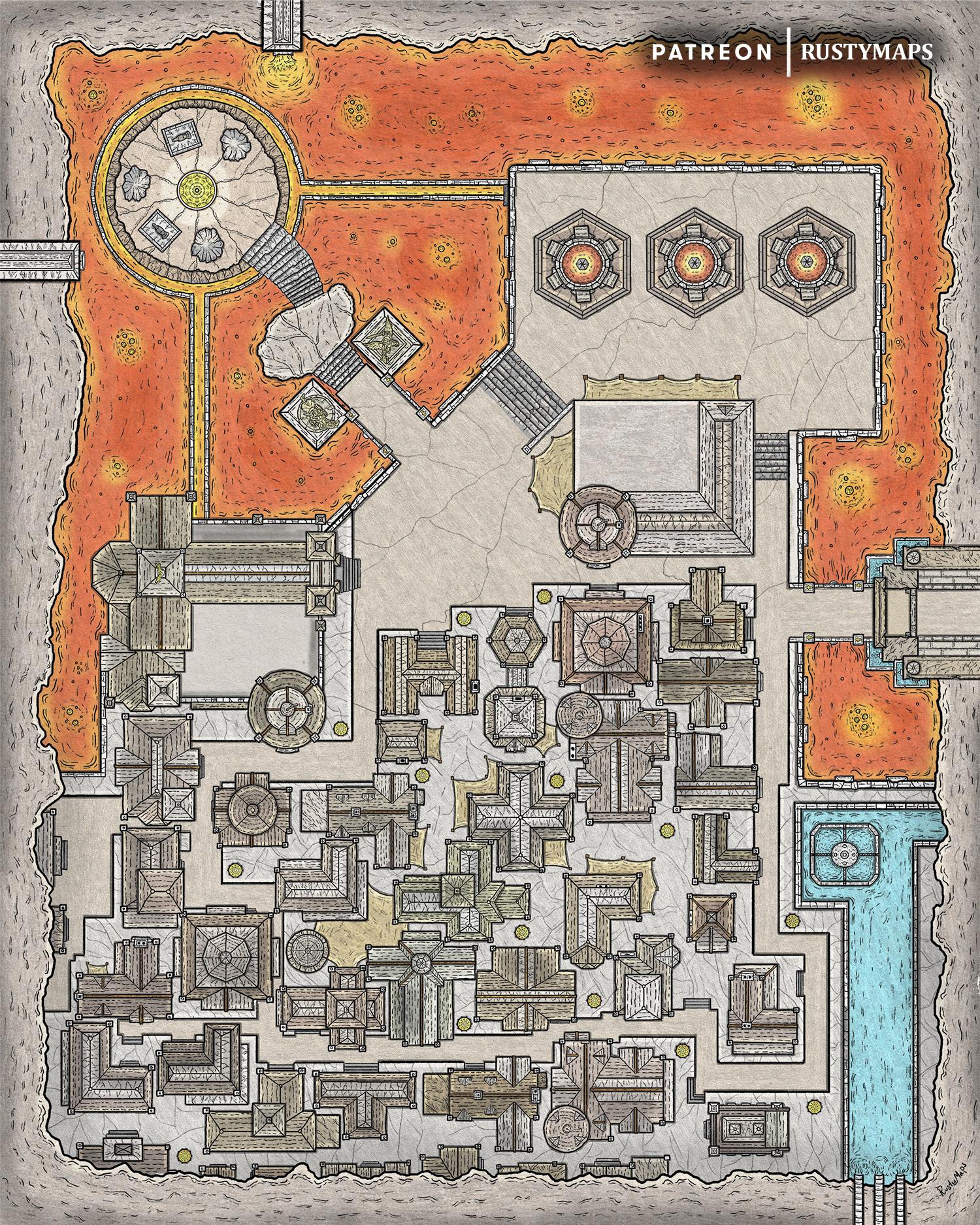 || Dwarf's City || by Rustymaps || [Settlement Map] | Scrolller