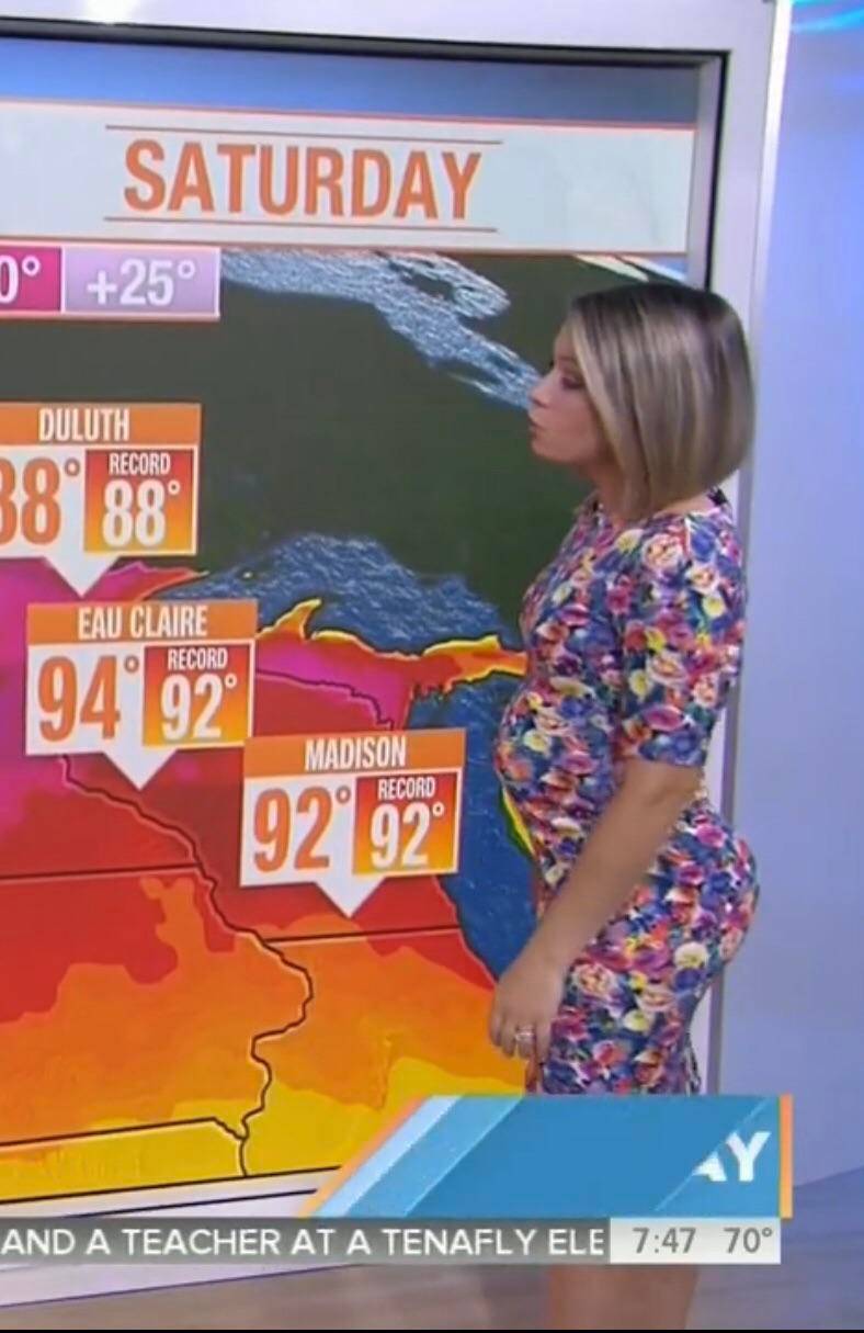 Dylan Dreyer- booty bigger than preggo belly | Scrolller
