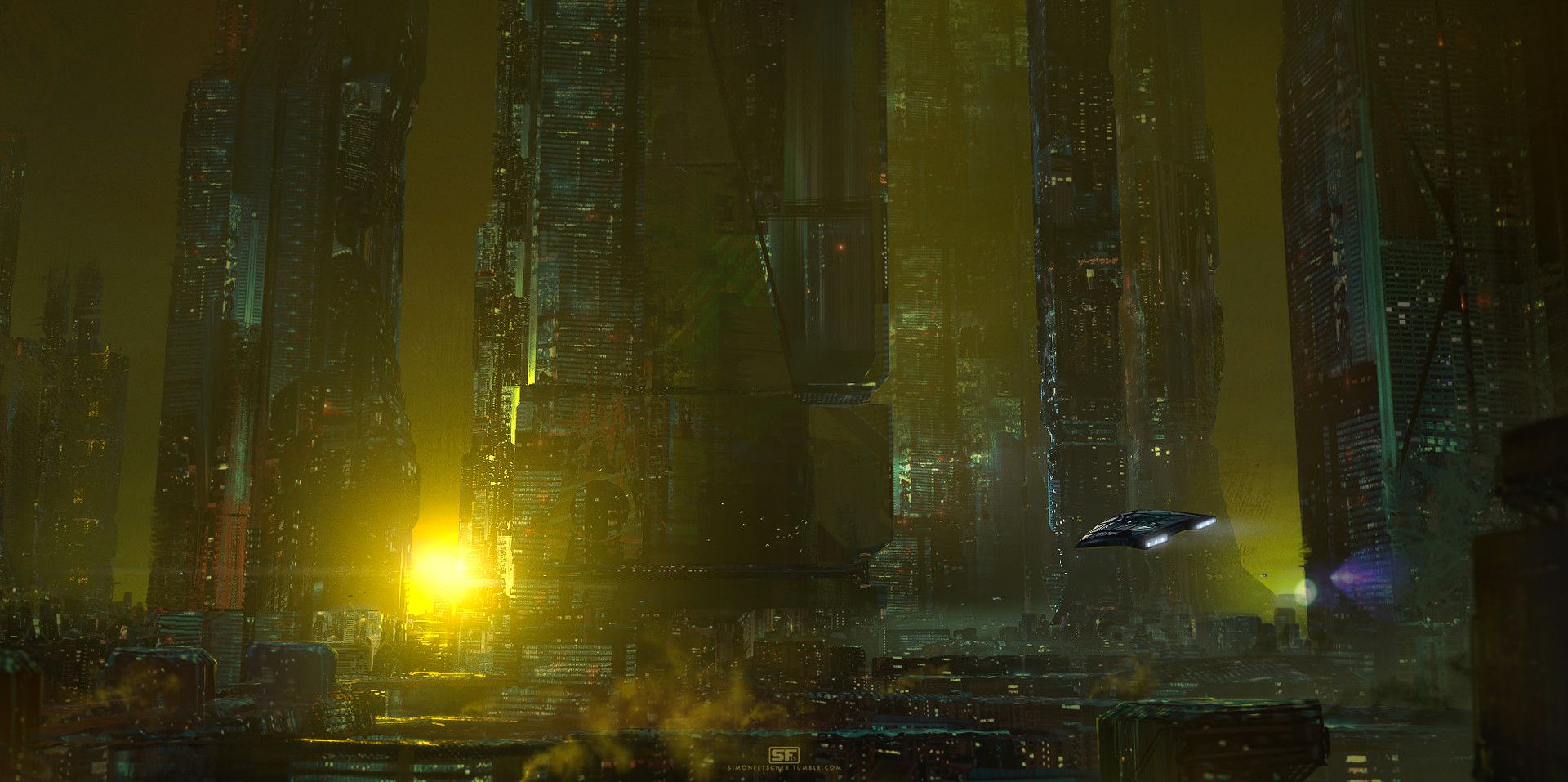 Dystopian Megacity by Simon Fetscher | Scrolller