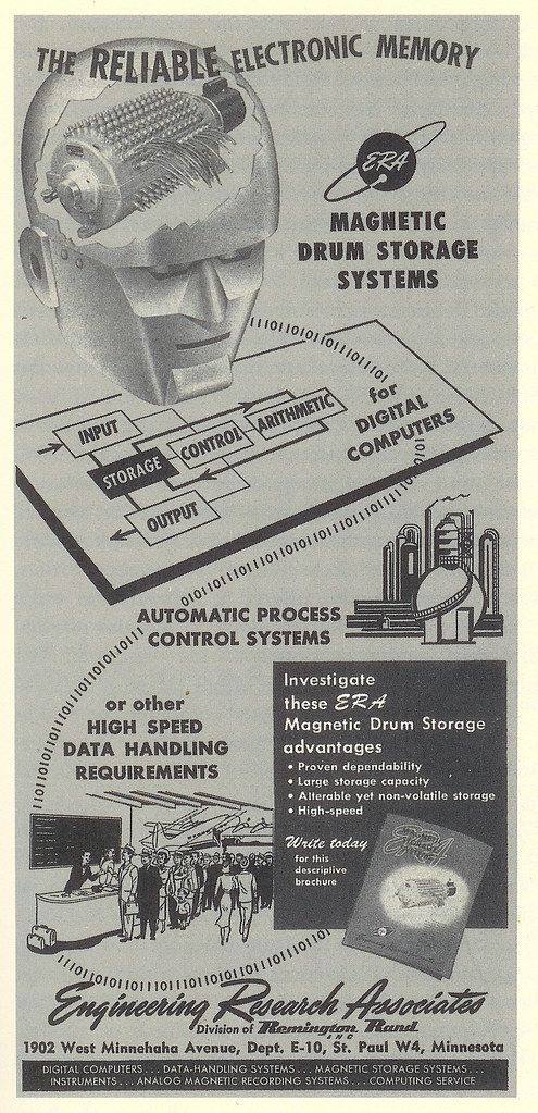 Early Computer Technology Advertisement [495 x 1024] | Scrolller