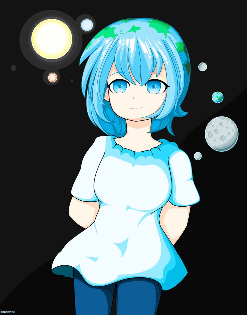 Earth-chan by DizuSketch | Scrolller