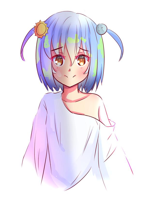 Earth-chan by supetman | Scrolller