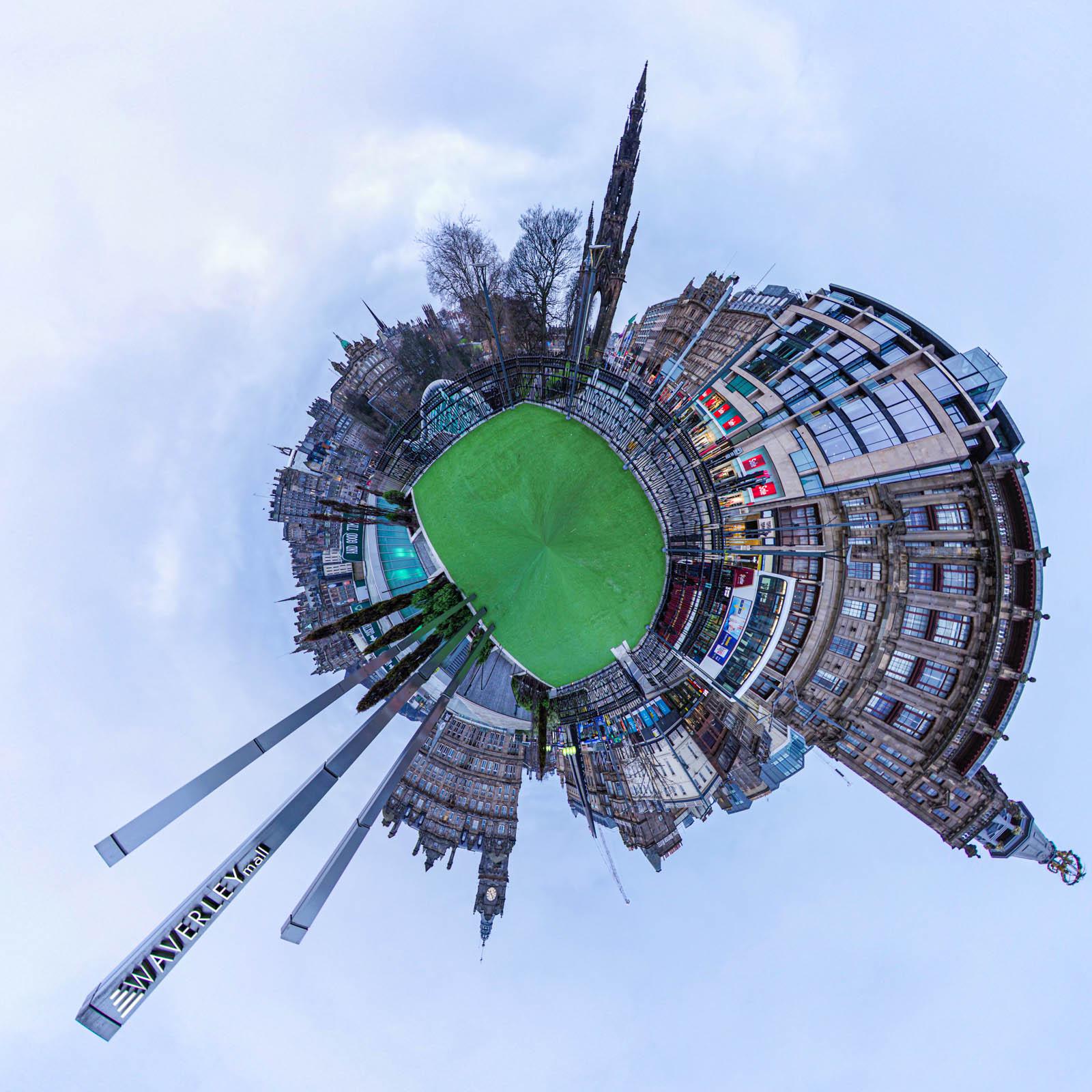 Edinburgh Little Planet [OC] | Scrolller
