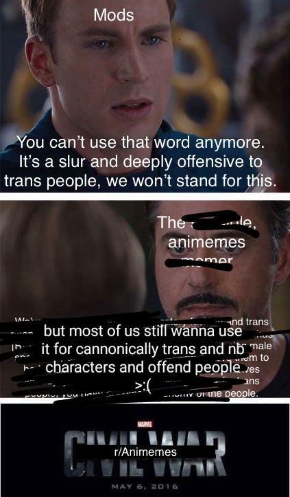 edited the pro slur """meme""" to show their true views | Scrolller