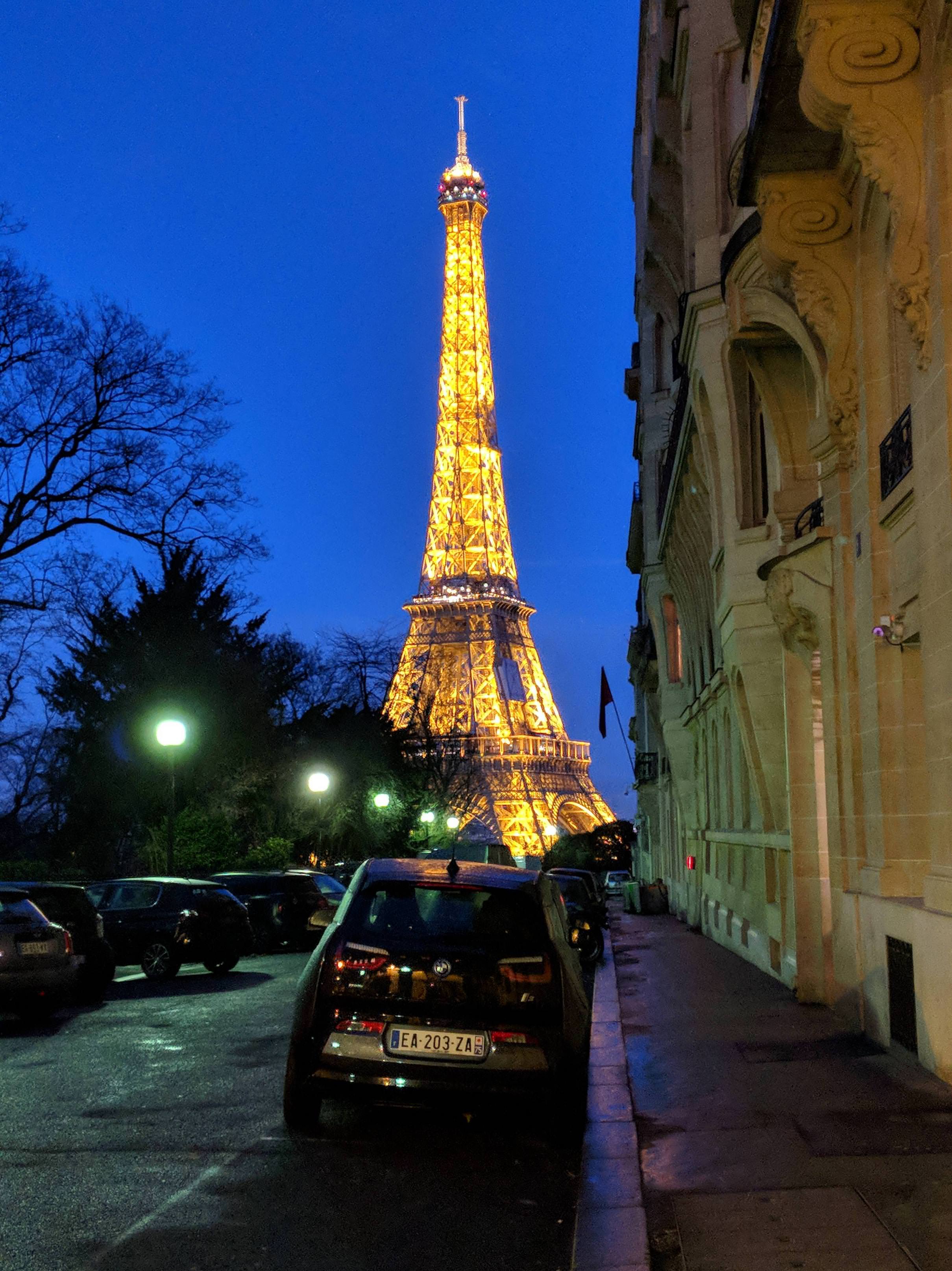 Eiffel Tower from Rue Benjamin Franklin | Scrolller