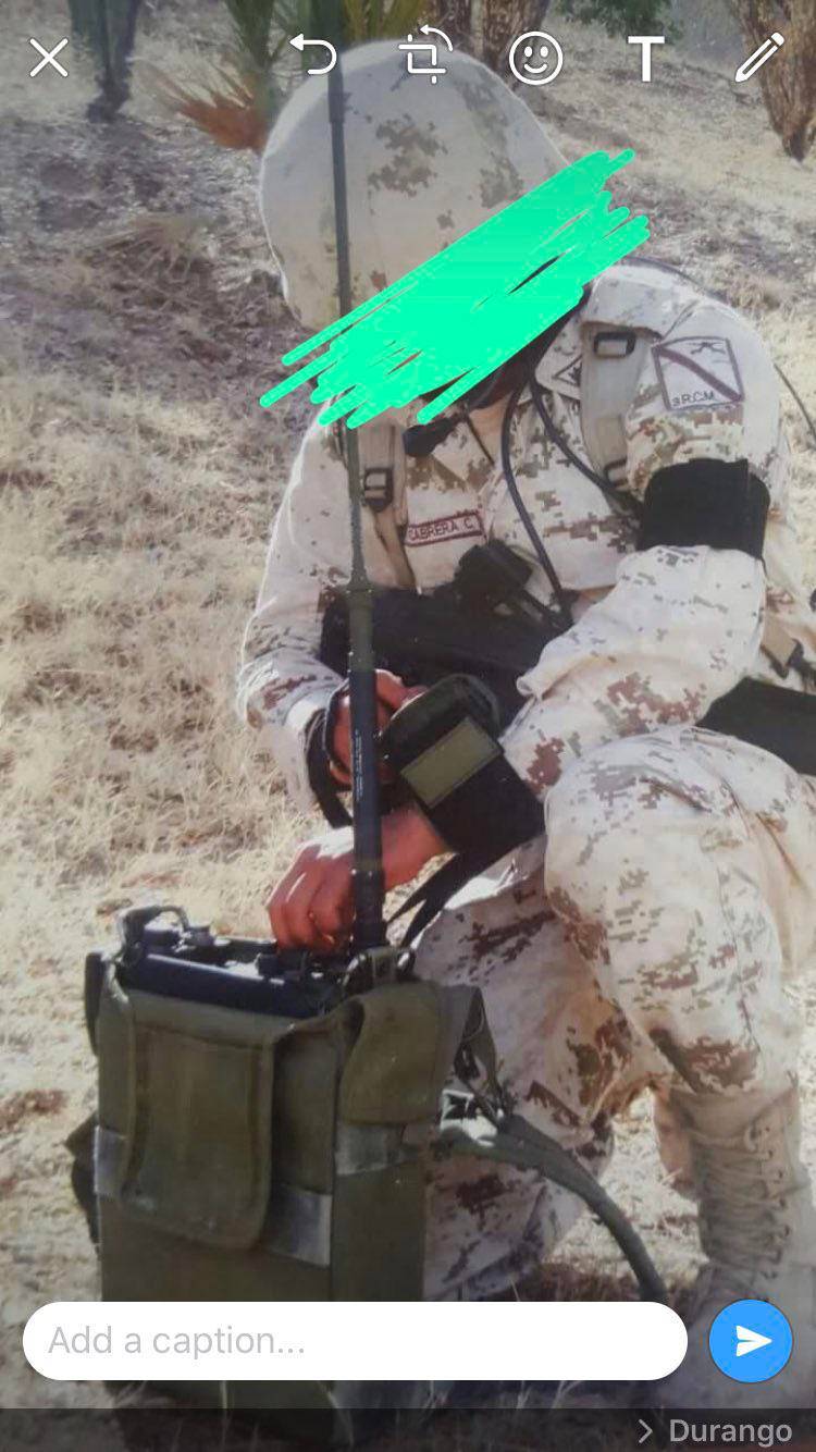 El Durango when he was in the military | Scrolller