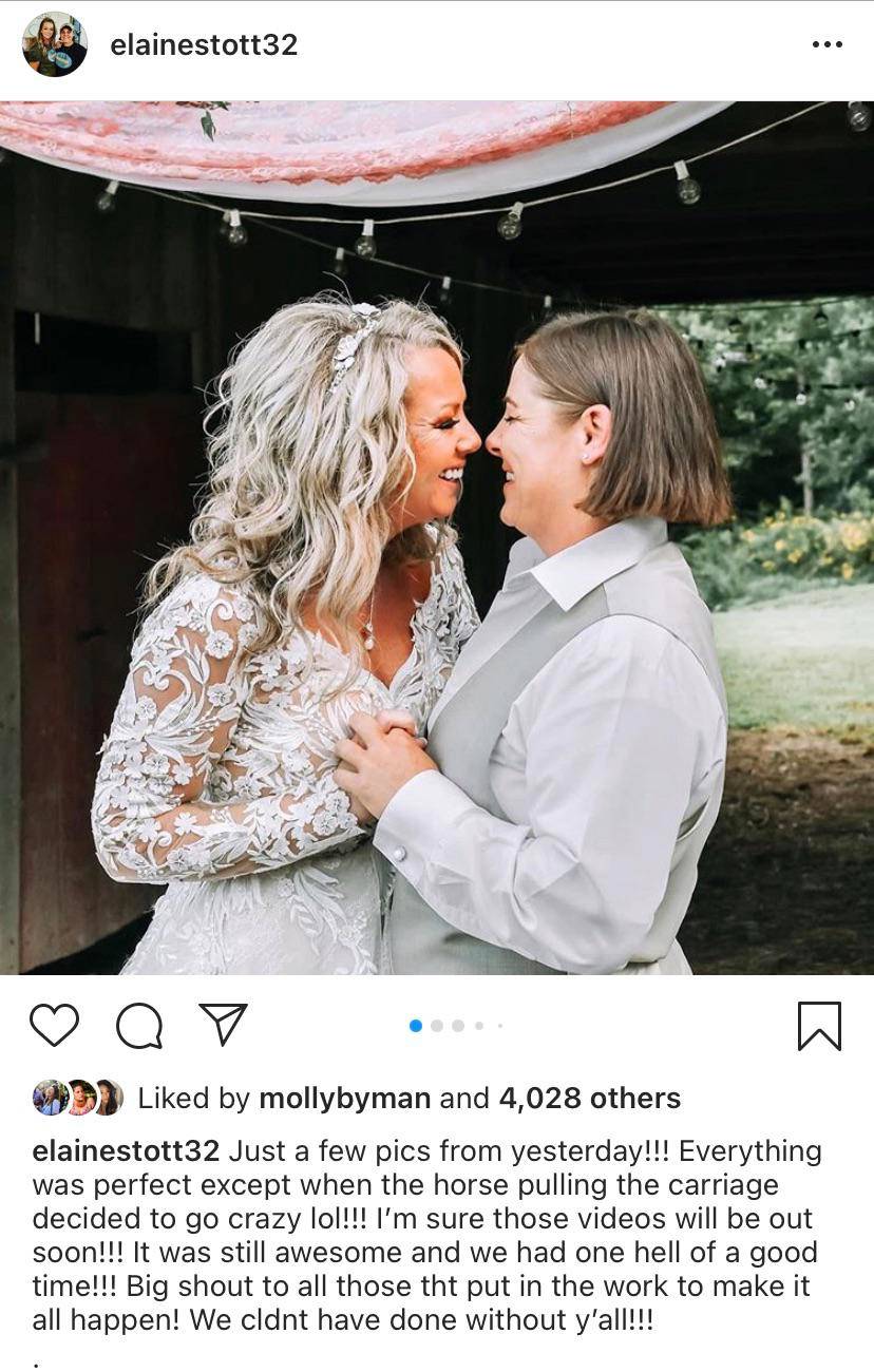 Elaine and Tonya are officially married | Scrolller