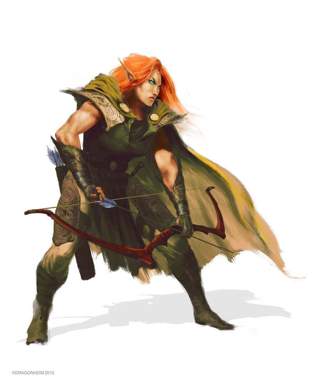 Elf Archer by Felix Ortiz | Scrolller