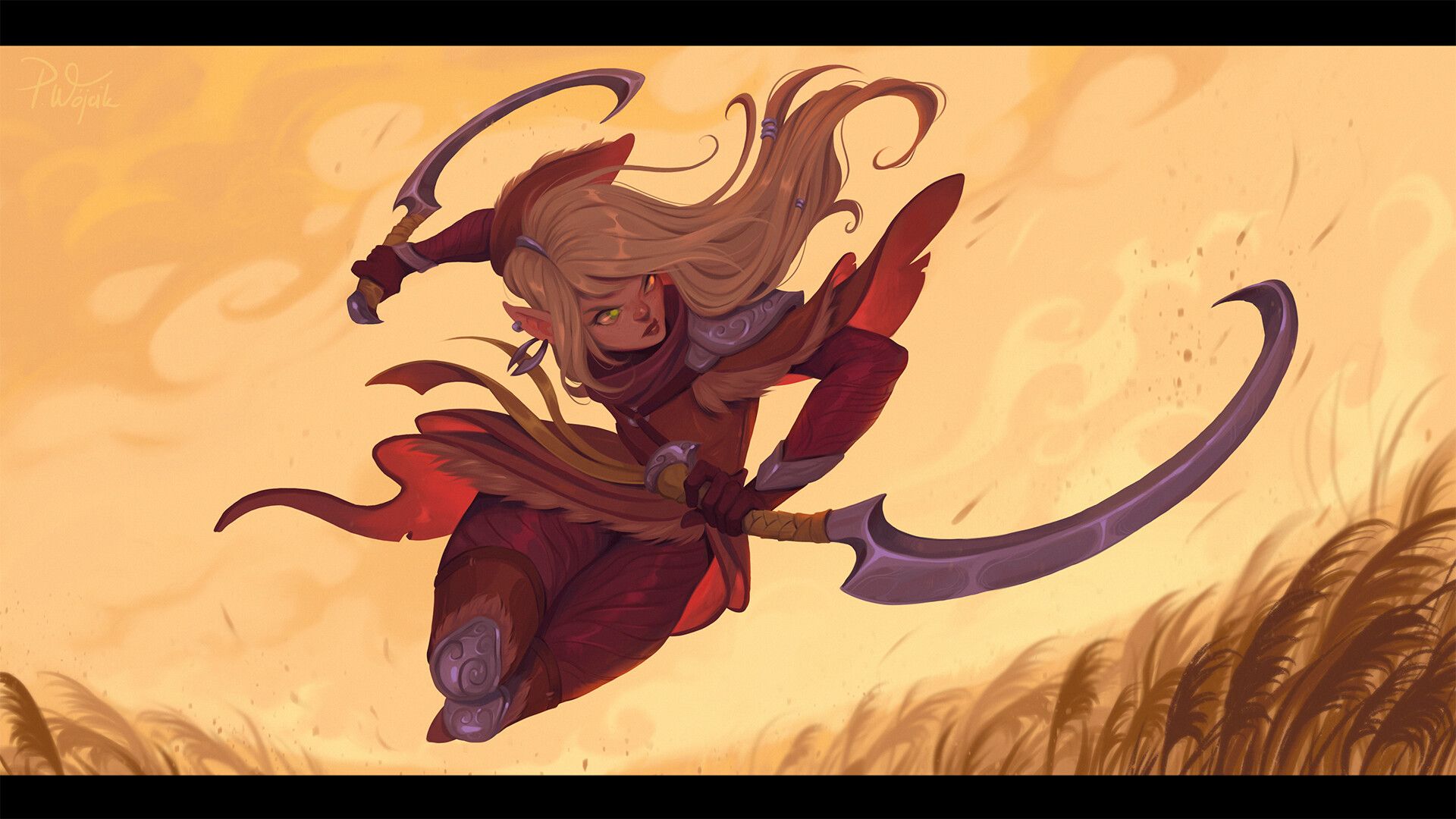 Elf Warrior by Patrycja Wójcik | Scrolller