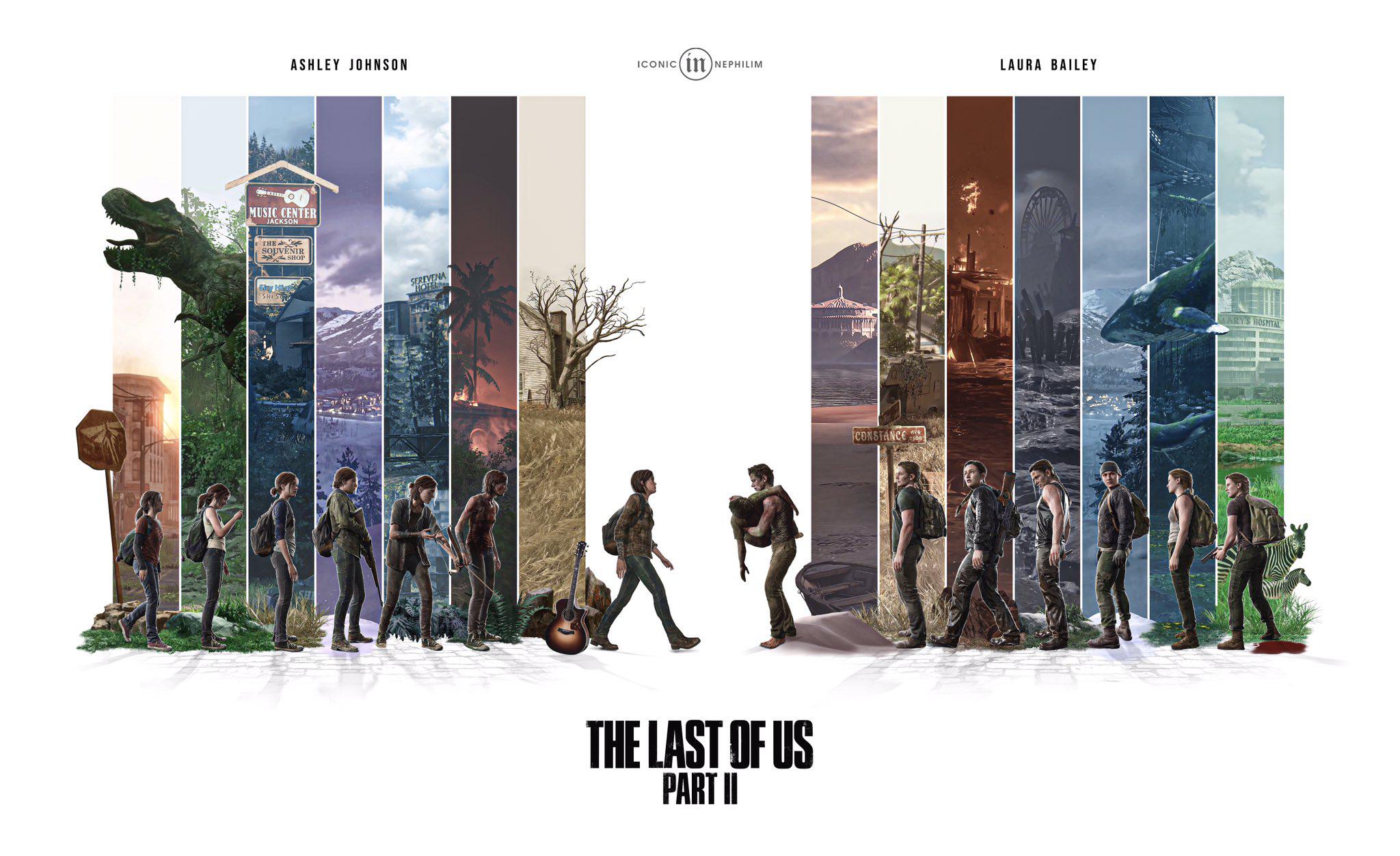 Ellie and Abby’s Evolution Simultaneously by @IconicNephilim | Scrolller