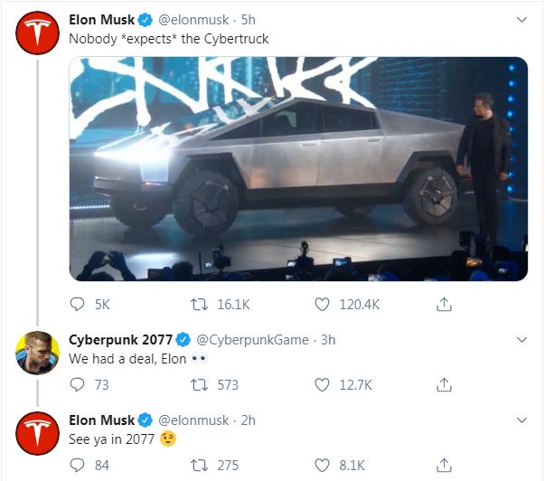 Elon already in 2077 | Scrolller