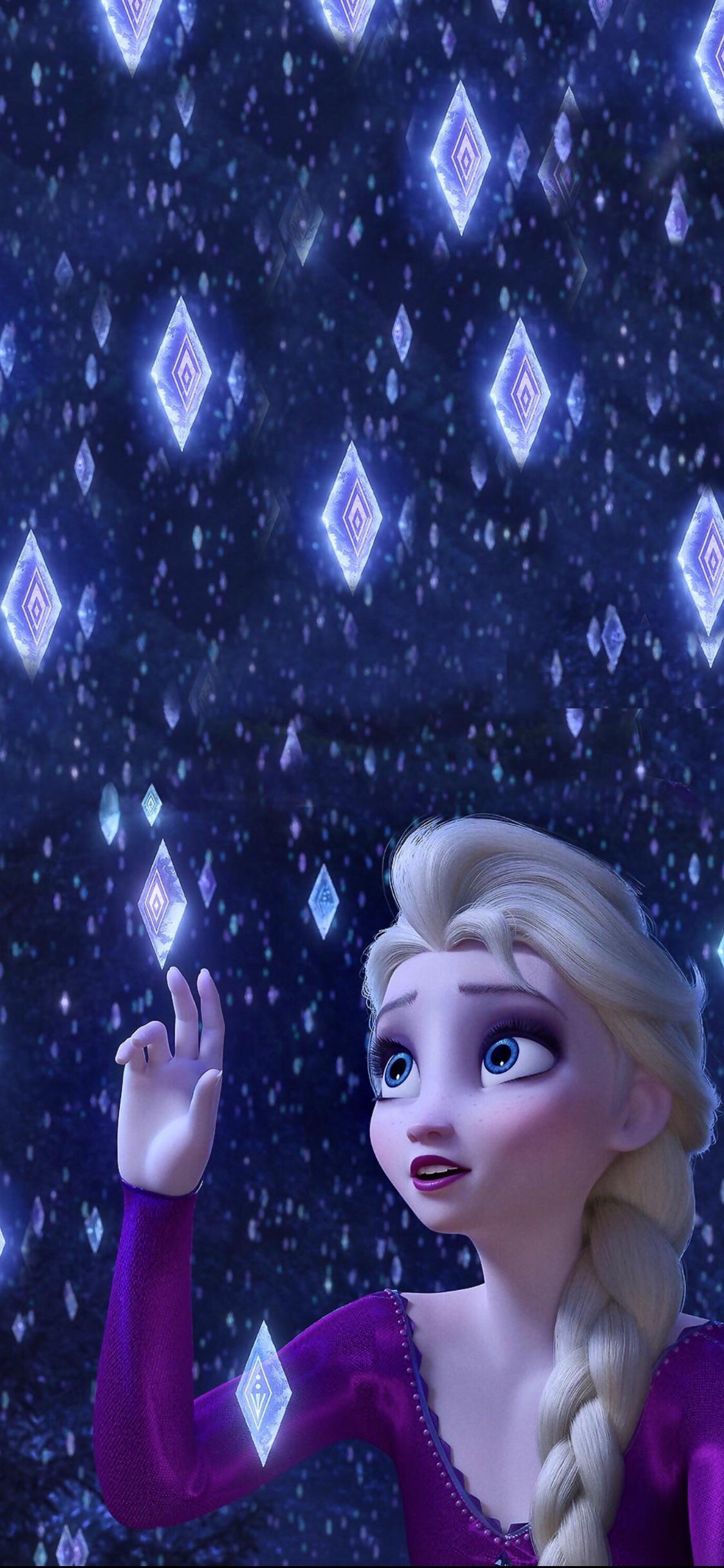 Elsa phone wallpaper ️ | Scrolller