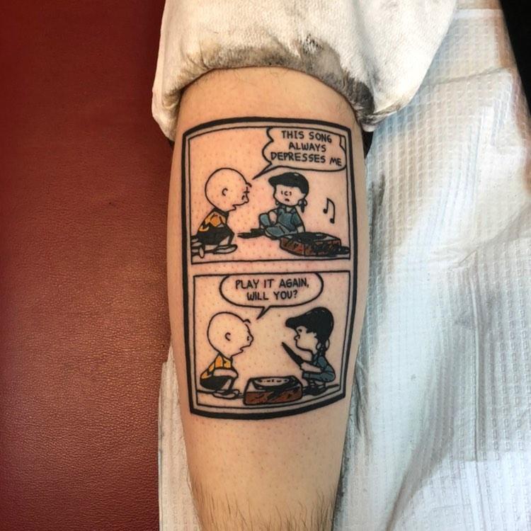 Emo Peanuts Tattoo | Scrolller