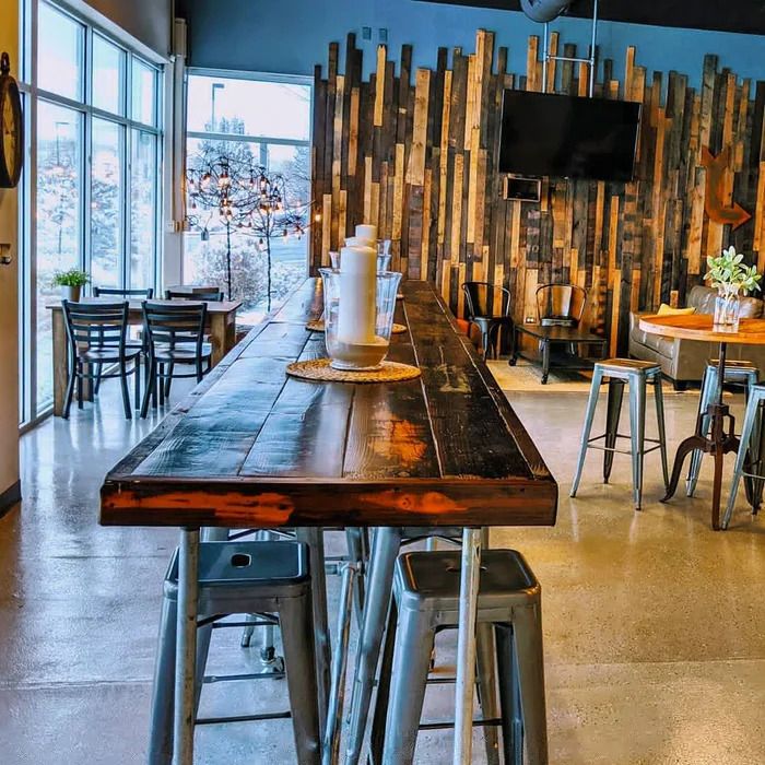 Empty cafe in a Snowy Day | Scrolller