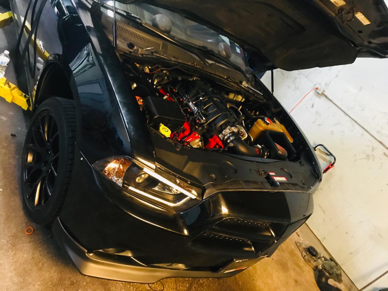 Engine finally in after complete rebuild and paint | Scrolller