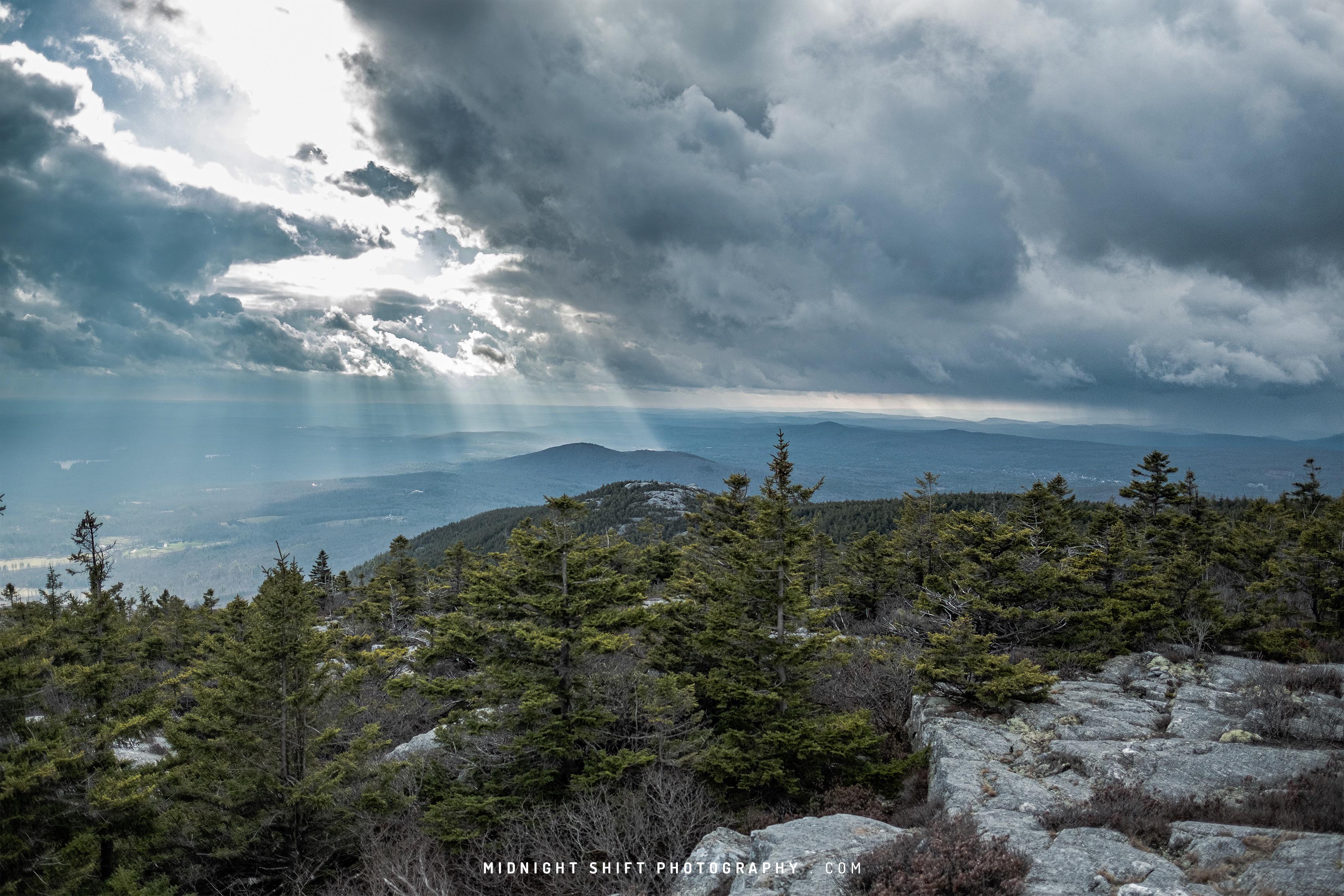 Enjoyed some really dramatic skies over Monadnock this past Saturday ...