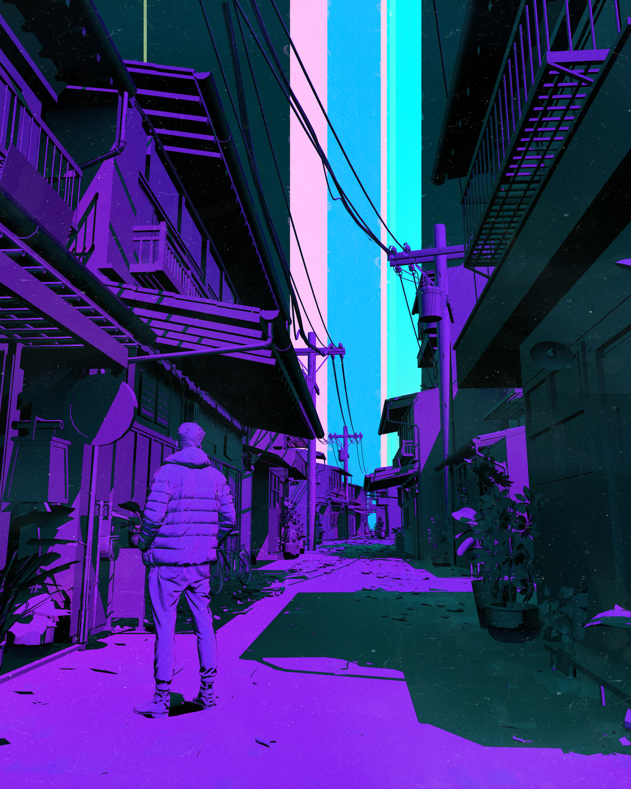 ENTIRELY PURPLE RAINBOW | Scrolller